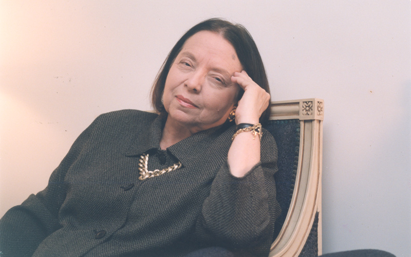 Homenagem e respeito à consagrada jornalista e escritora Nélida Piñon